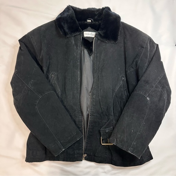 Charles Klein | Jackets & Coats | Vintage Genuine Leather Jacket 8s ...